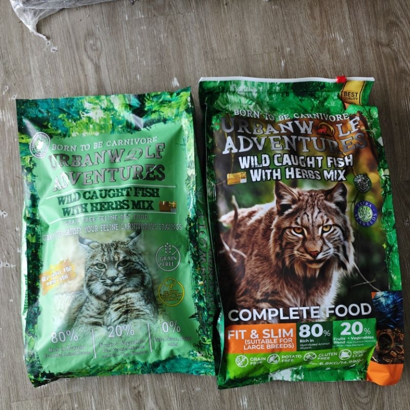 6.8Kg / 5Kg UrbanWolf Grain Free Cat Food. ( Ship in box ) | Shopee Malaysia