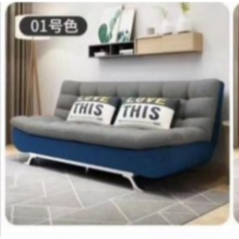 DOZY Scandinavian Nordic Convertible Sofa Bed Murah 3/4 Seater Living ...