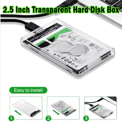 Kotak Harddisk Luaran External Harddisk Case 2.5 inch Free SATA to USB ...