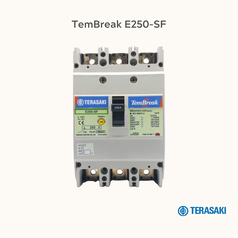 TERASAKI Tem Break E250-SF 200A 3P 25KA | Shopee Malaysia