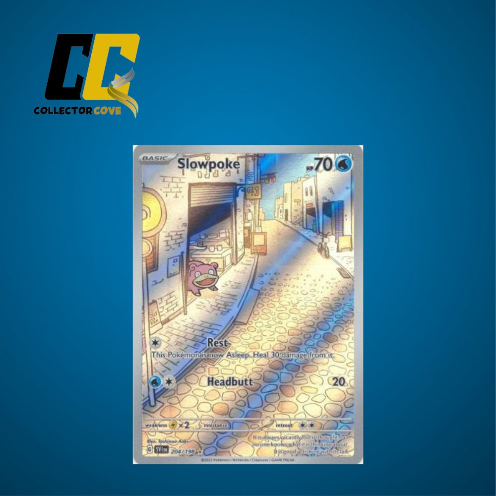 Slowpoke - 204/198 - Illustration Rare Scarlet & Violet (Base Set ...