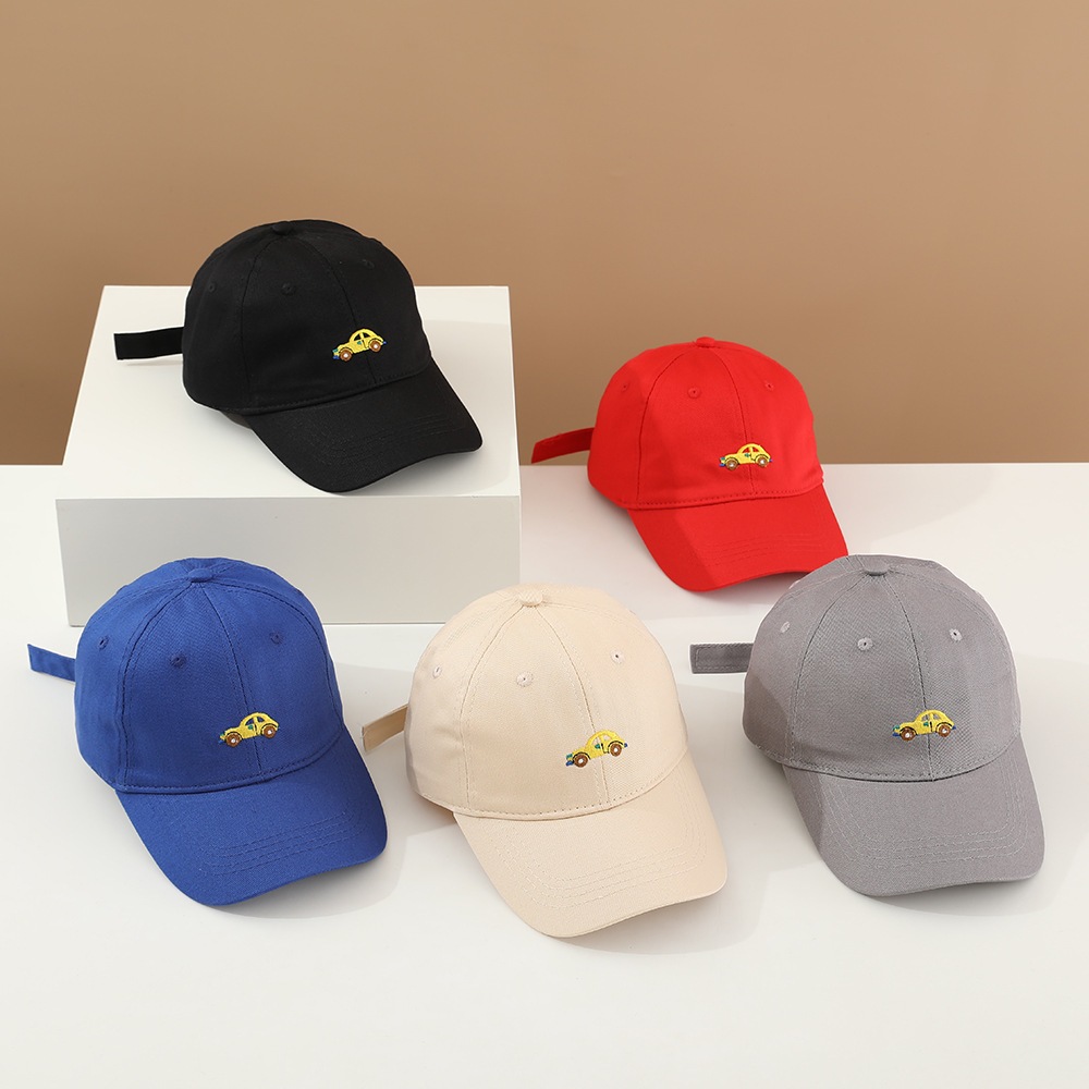 Stock Selangor (3-8Y) Boys Girls Yellow Car Embroidery Design Baseball ...