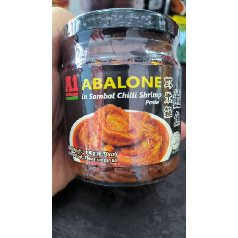 A1 Abalone in Sambal Chili Shrimp Paste .虾米辣鲍鱼4-5头。 | Shopee Malaysia