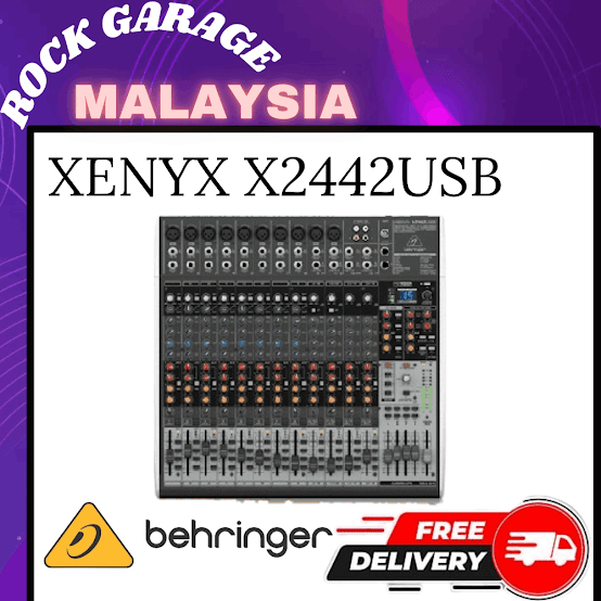 Behringer XENYX X2442USB Mixer with USB and Effects ( XENYXX2442USB ...