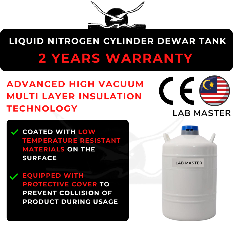 LAB MASTER/MALAYSIA Liquid Nitrogen Cylinder Dewar Tank Container ...