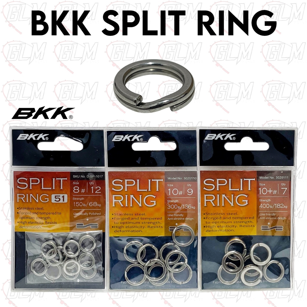 BKK STAINLESS STEEL SPLIT RING FOR FISHING | Shopee Malaysia