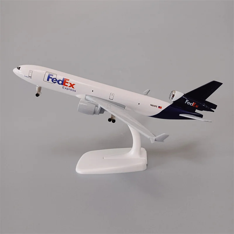 20cm Alloy Metal Air Fedex Express Airlines MD MD-11 Diecast Airplane ...