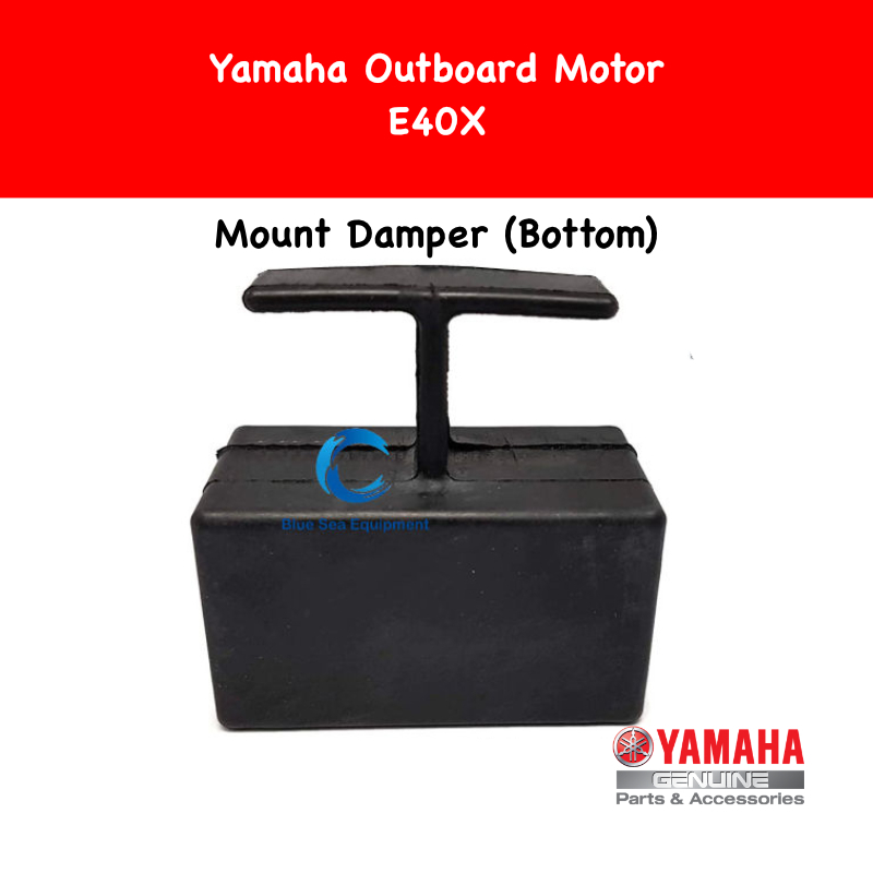 Original Lower Mount Damper for Yamaha E40X Yamaha Outboard - 65W-44555 ...