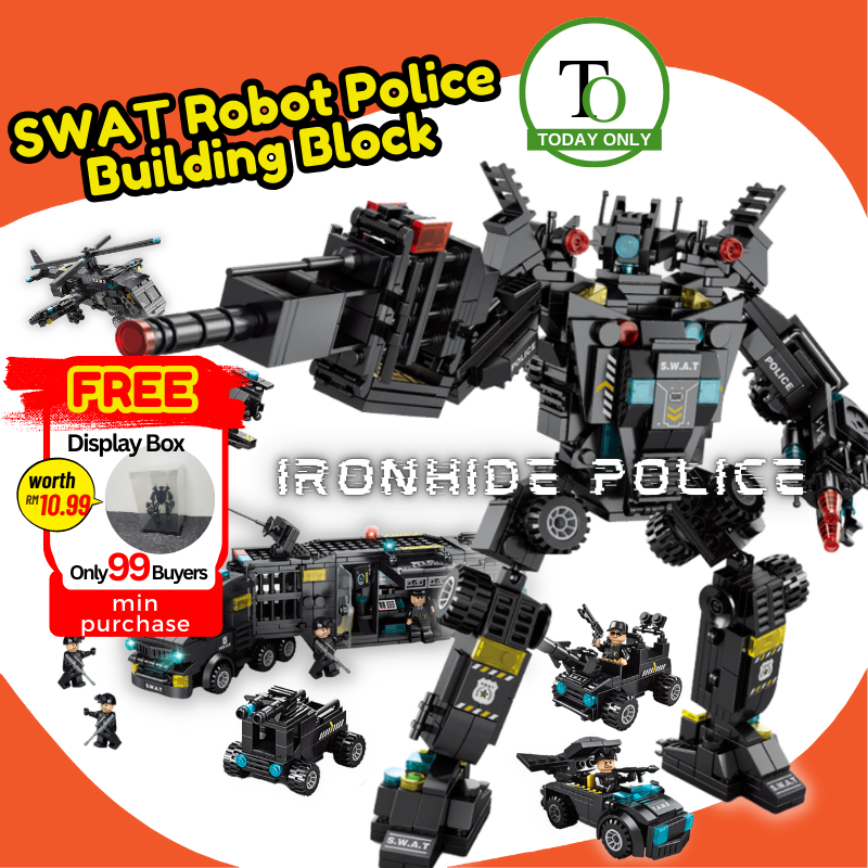 SWAT Robot Building Block for Children Toy Block Set | Shopee Malaysia