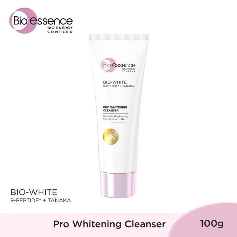 Bio Essence Bio-White 9-Peptide + Tanaka Pro Whitening Cleanser 100g ...