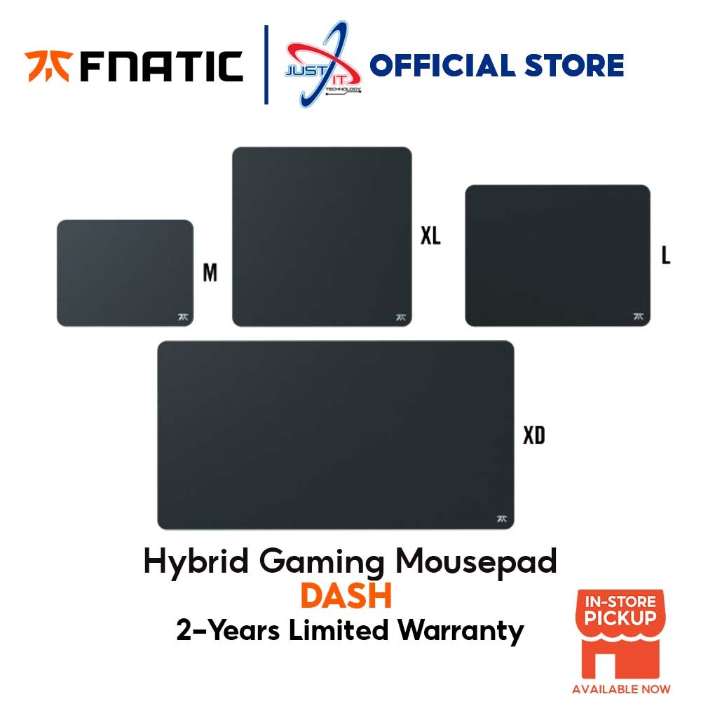 FNATIC GEAR DASH HYBRID TEXTURED CLOTH GAMING MOUSE PAD - XL-DESK (950* ...