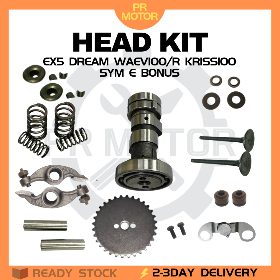HONDA EX5 DREAM CAM SHAFT ROCKER ARM PIN CAM STOPPER VALVE SPRING EX5 ...