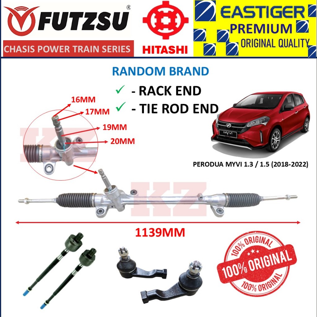 PERODUA MYVI 1.3 / 1.5 (2018-2022) POWER STEERING RACK | Shopee Malaysia