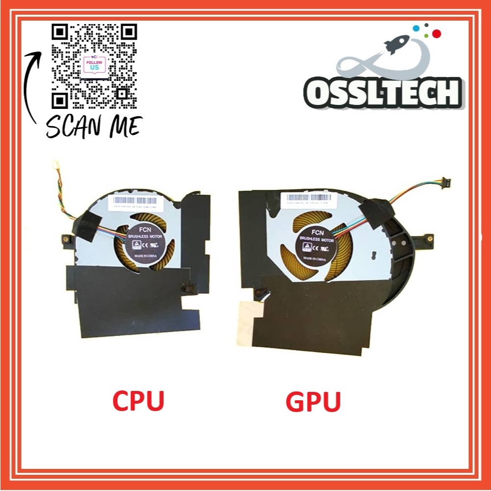 Dell Alienware M17 R1 ALW17M 0HDMFX CPU & GPU Replacement Fans | Shopee ...