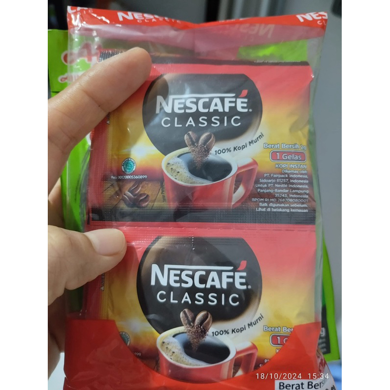 Nescafe Classic sachet 2 gr x 10 sachets | Shopee Malaysia