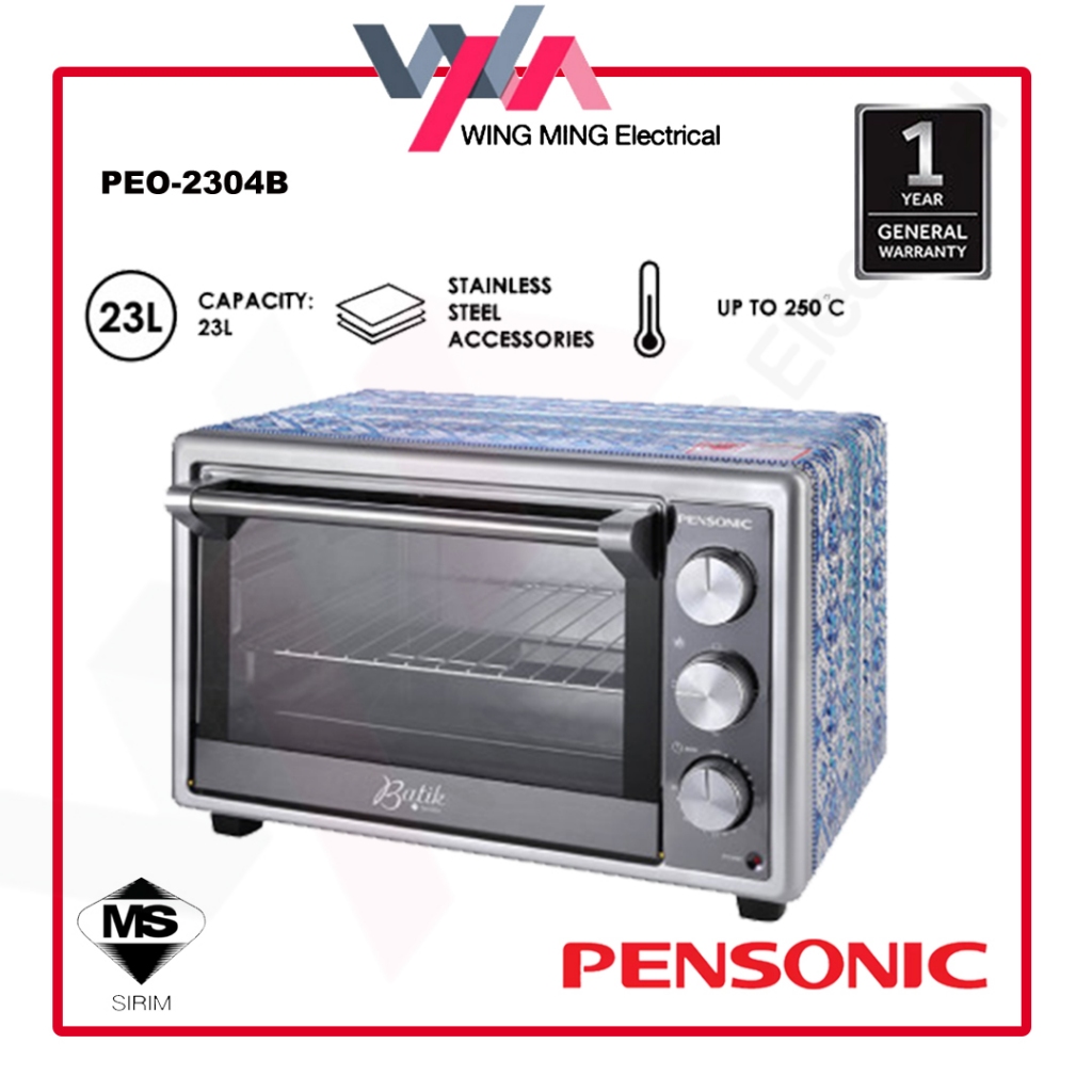 Pensonic Batik Series Electric Oven (23L) | PEO-2304B | Shopee Malaysia