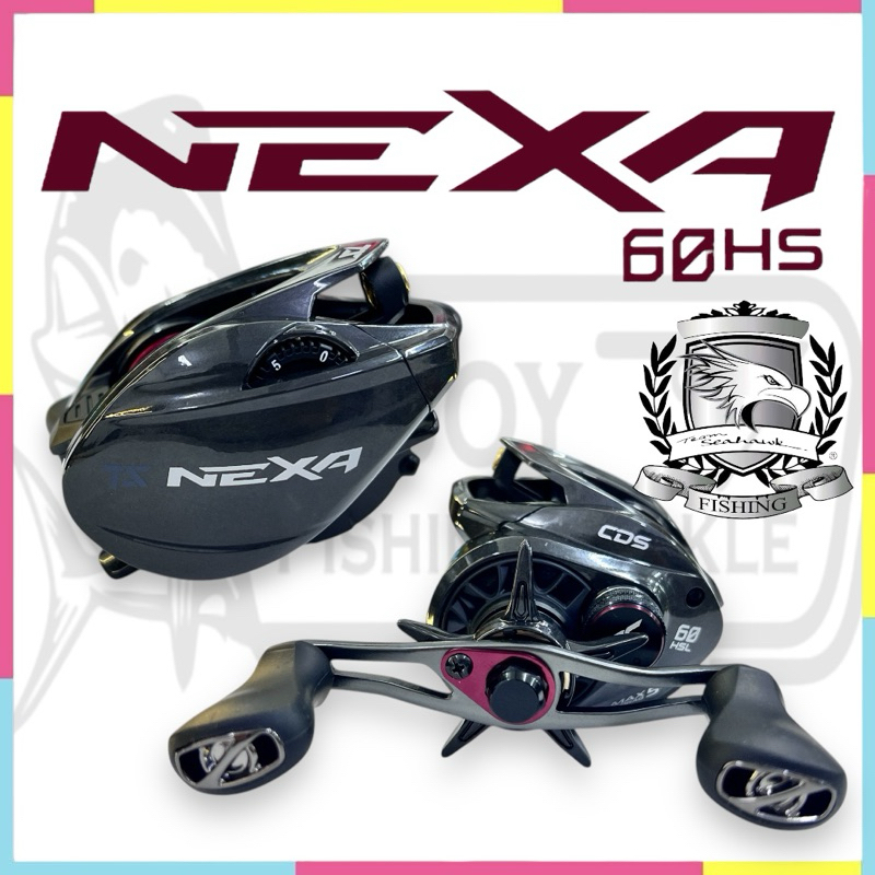 2024 TEAM SEAHAWK NEXA 60HS BFS BAITCASTING REEL SHALLOW SPOOL FISHING ...