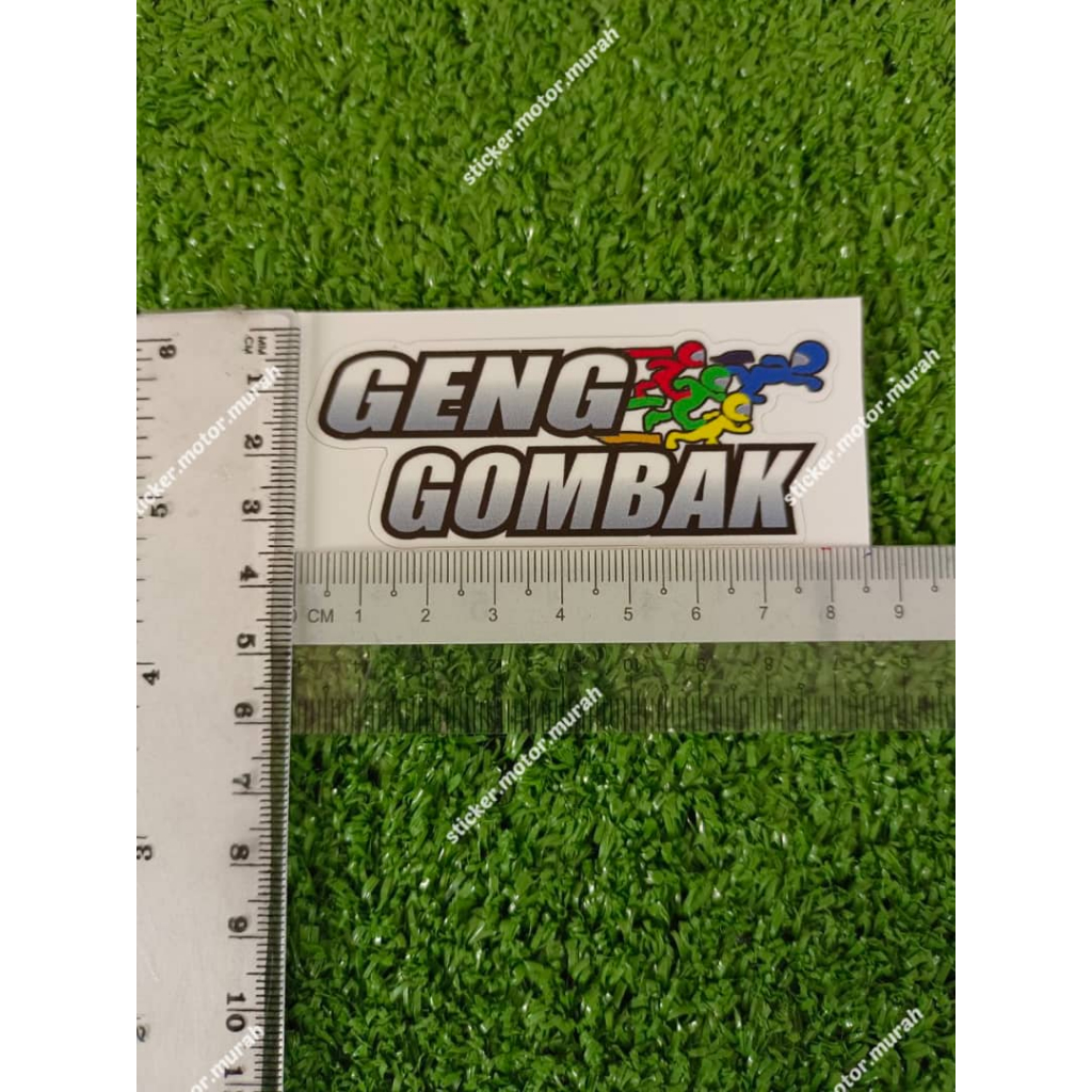 STICKER MINI GENG GOMBAK | Shopee Malaysia
