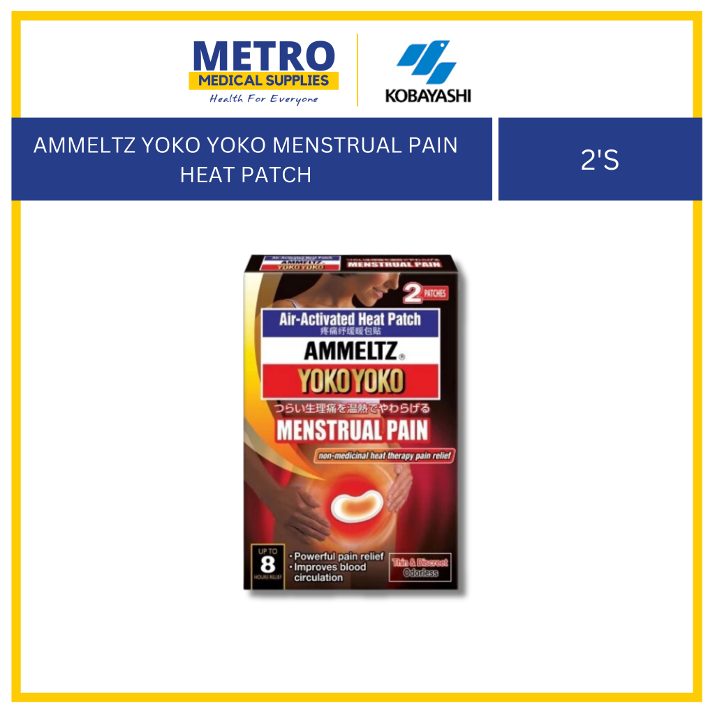 AMMELTZ Yoko Yoko Menstrual Pain Heat Patch 2'S | Shopee Malaysia