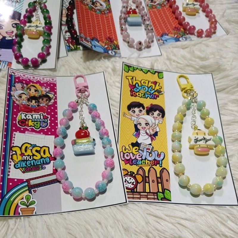 1pc Keychain Hadiah Hari Guru, Akhir Tahun, Terima Kasih Cikgu, Selamat ...