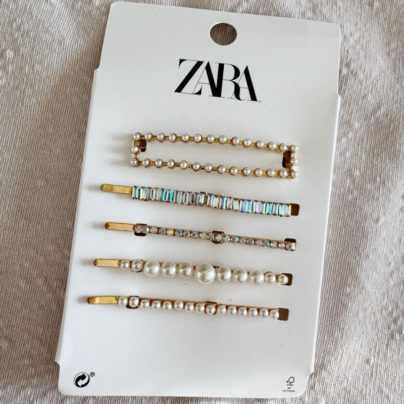 Zara Glitter Hair Clip Set of 5 (minor defects) | Shopee Malaysia