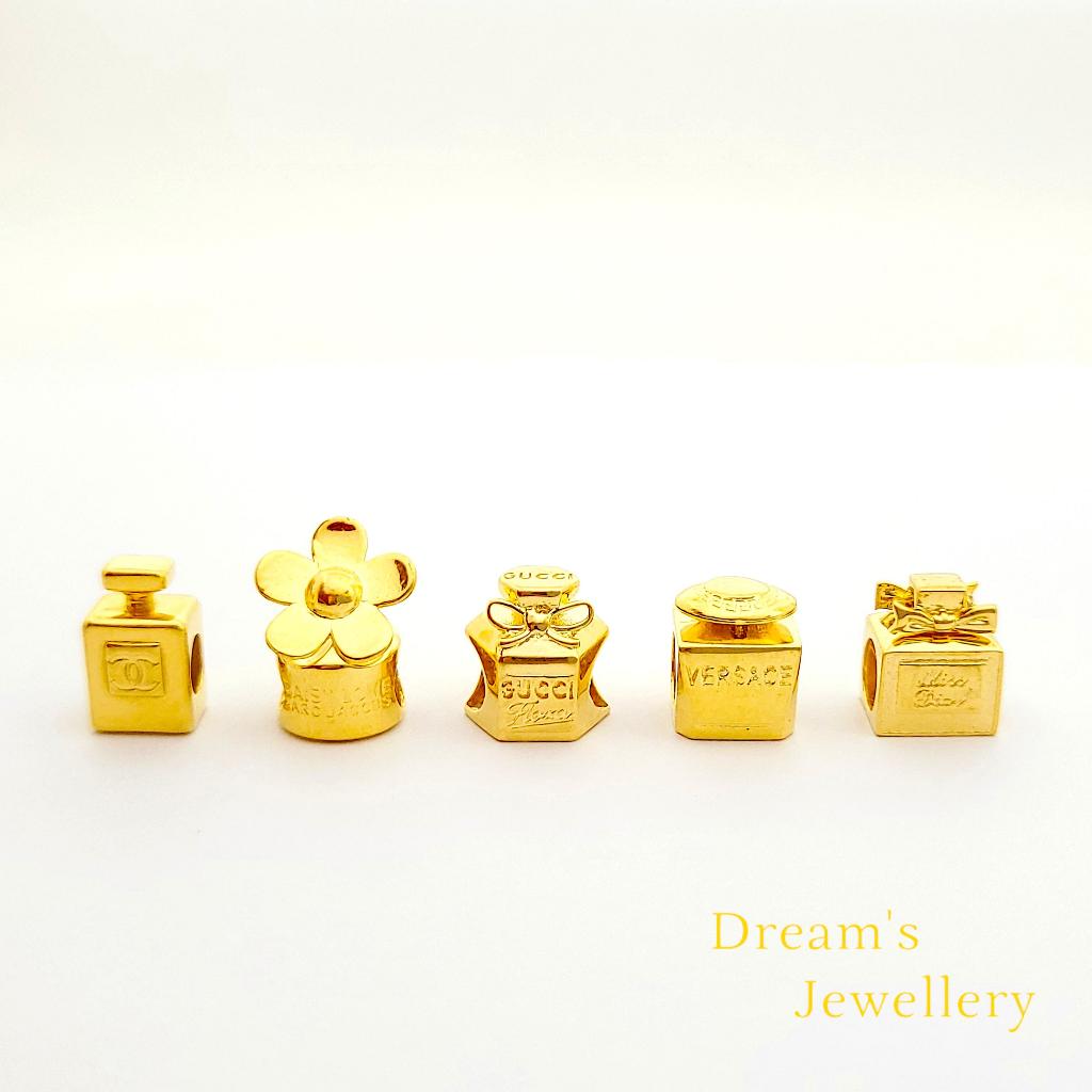 Loket Charm Perfume Emas 916 Original / Perfume Pendant Charm 916 Gold ...
