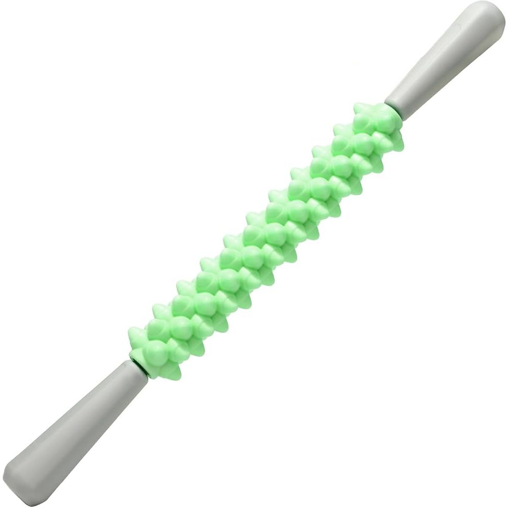 Yoga Massage Stick Fascia Plastic Muscle Roller Bar Shaft Fitness Teeth ...