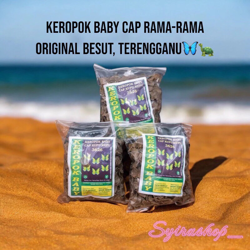 KEROPOK KEPING CAP RAMA-RAMA 🦋 ORIGINAL TERENGGANU (500gram) | Shopee ...
