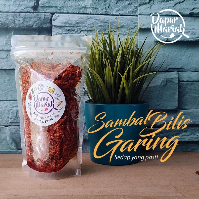 Sambal Bilis Garing oleh Dapur Mariah : 200g | Shopee Malaysia