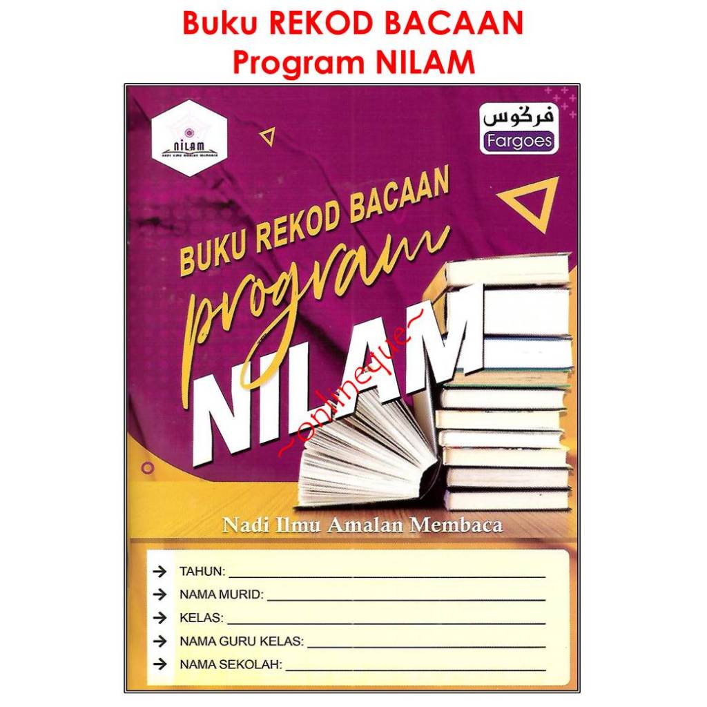 Buku REKOD BACAAN Program NILAM | Shopee Malaysia