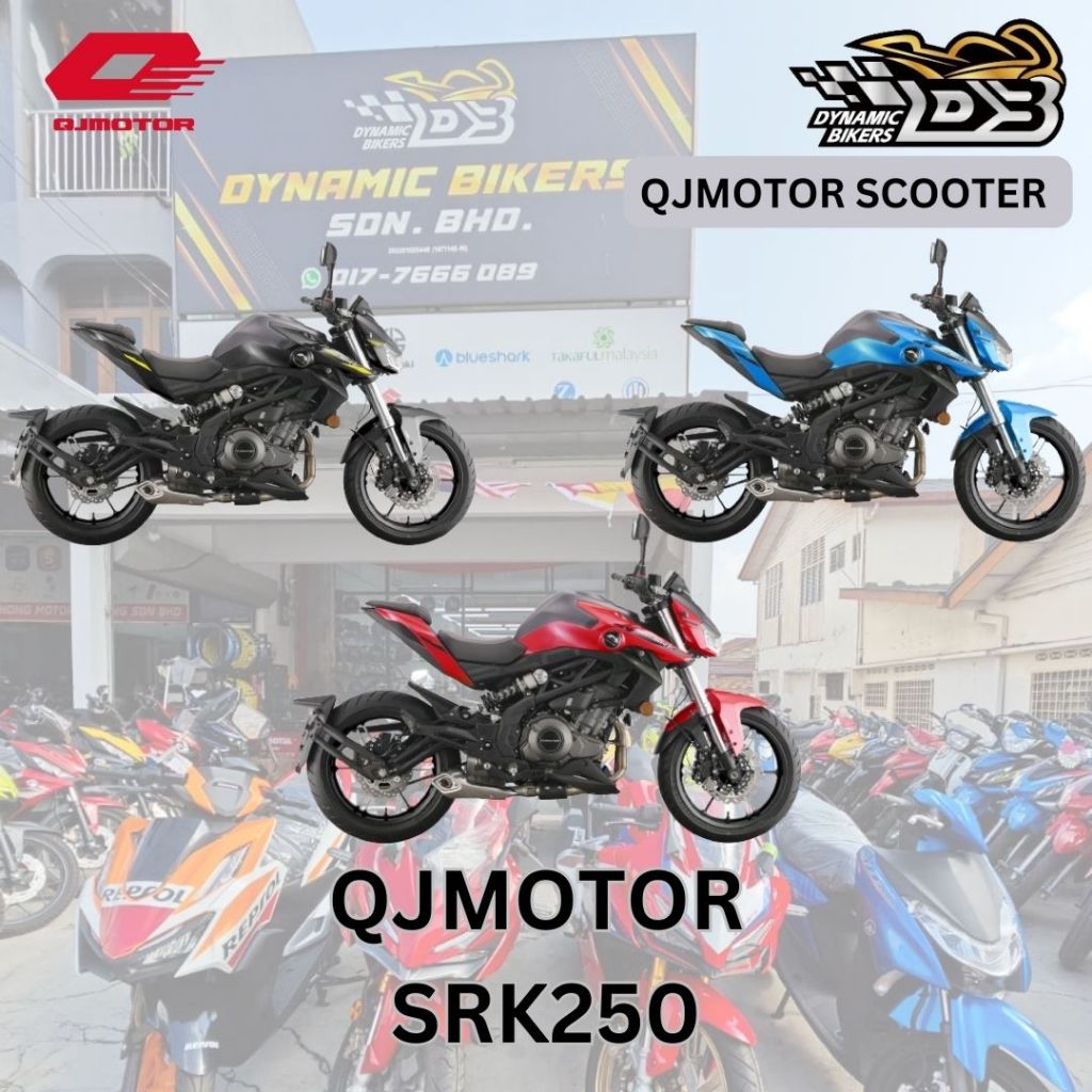 QJ MOTOR SRK250 NAKED BIKE | Shopee Malaysia