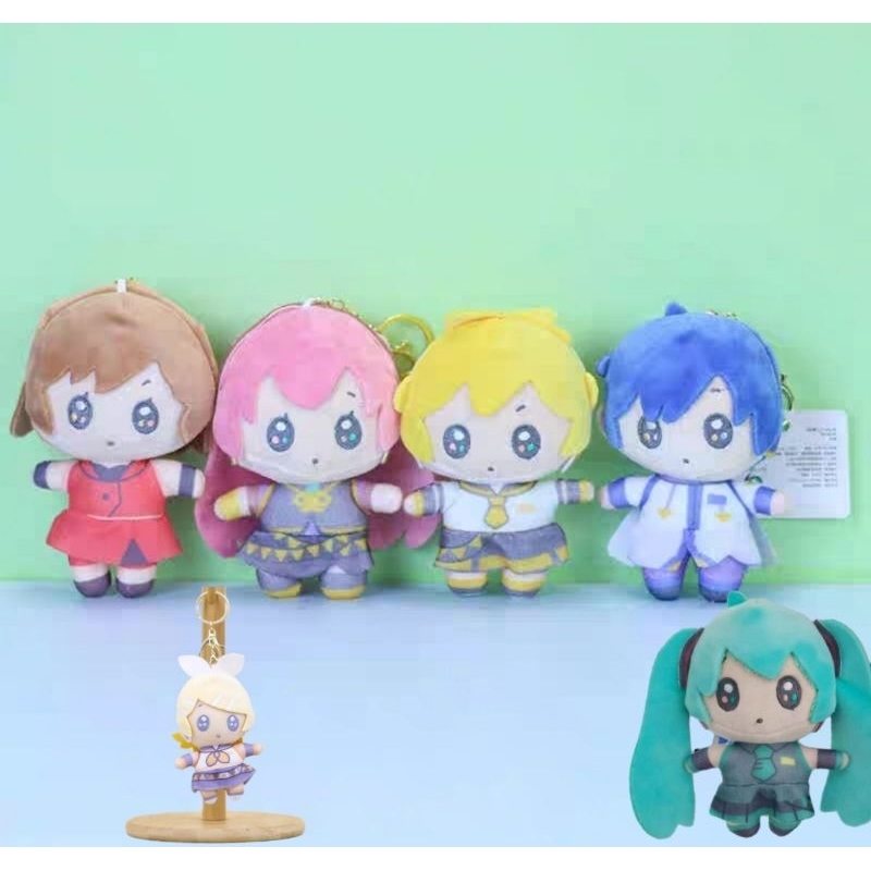 Vocaloid keychains miku len rin kaito megurine luka keychain soft ...