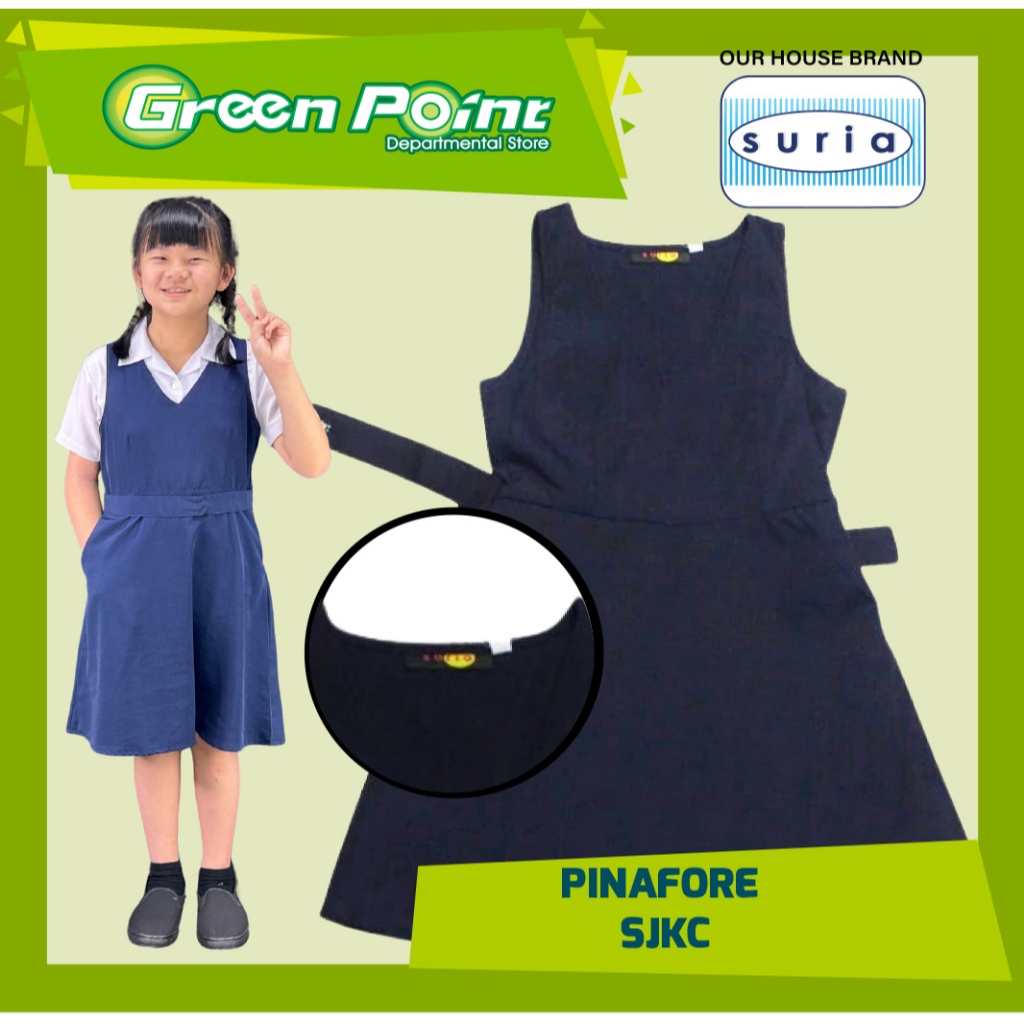 Suria - Primary School Pinafore / Pinafore Sekolah Rendah READY STOCK ...
