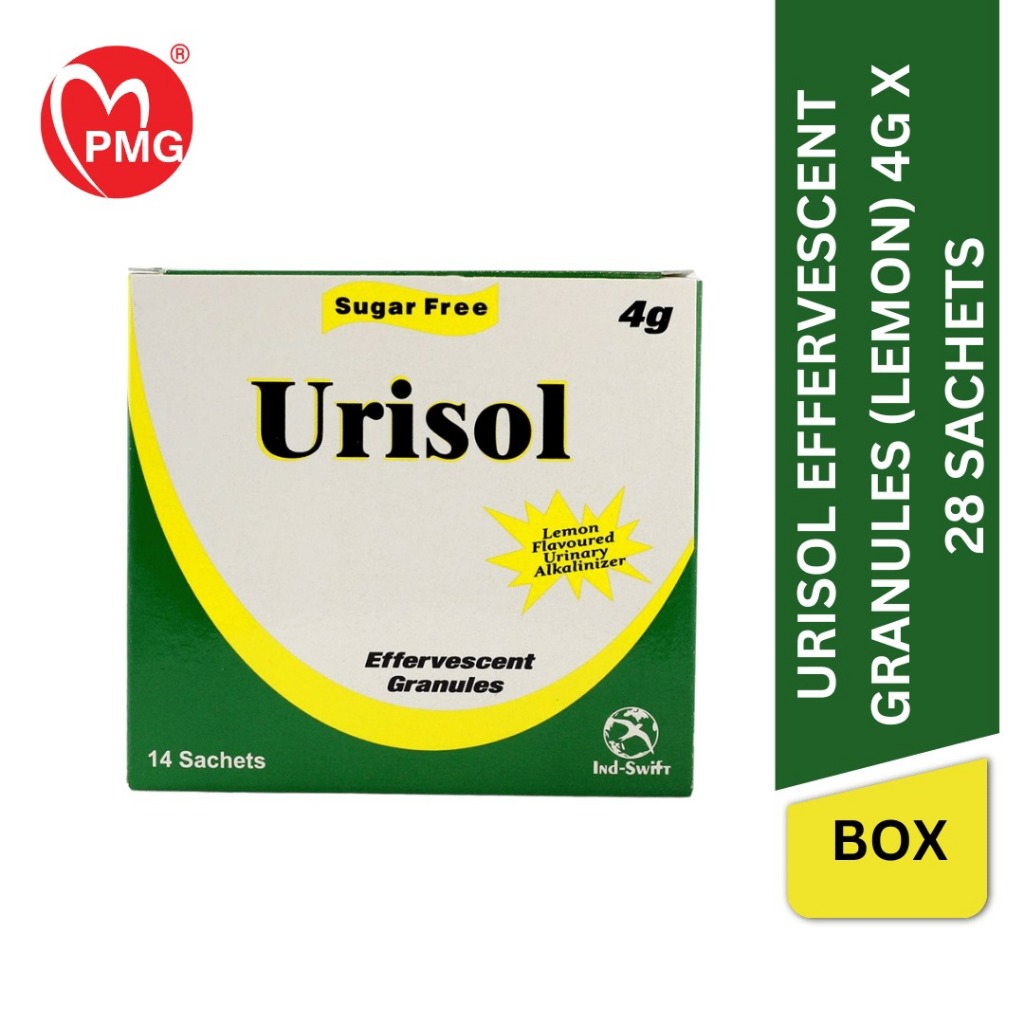 [PMG PHARMACY] Urisol Effervescent Granules (Lemon) 28 Sachets x 4g | Shopee Malaysia