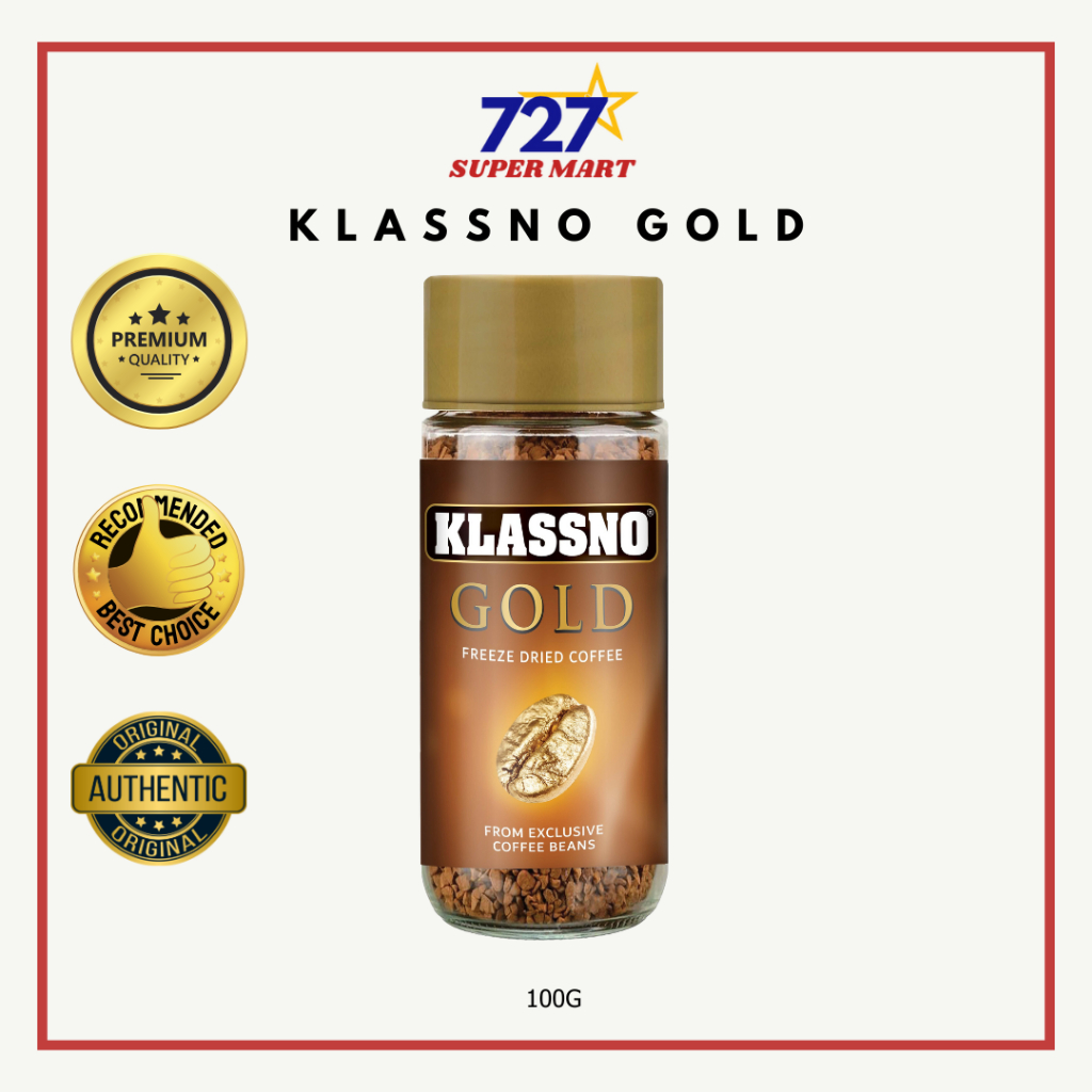 Klassno Gold Instant Coffee 100g | Shopee Malaysia