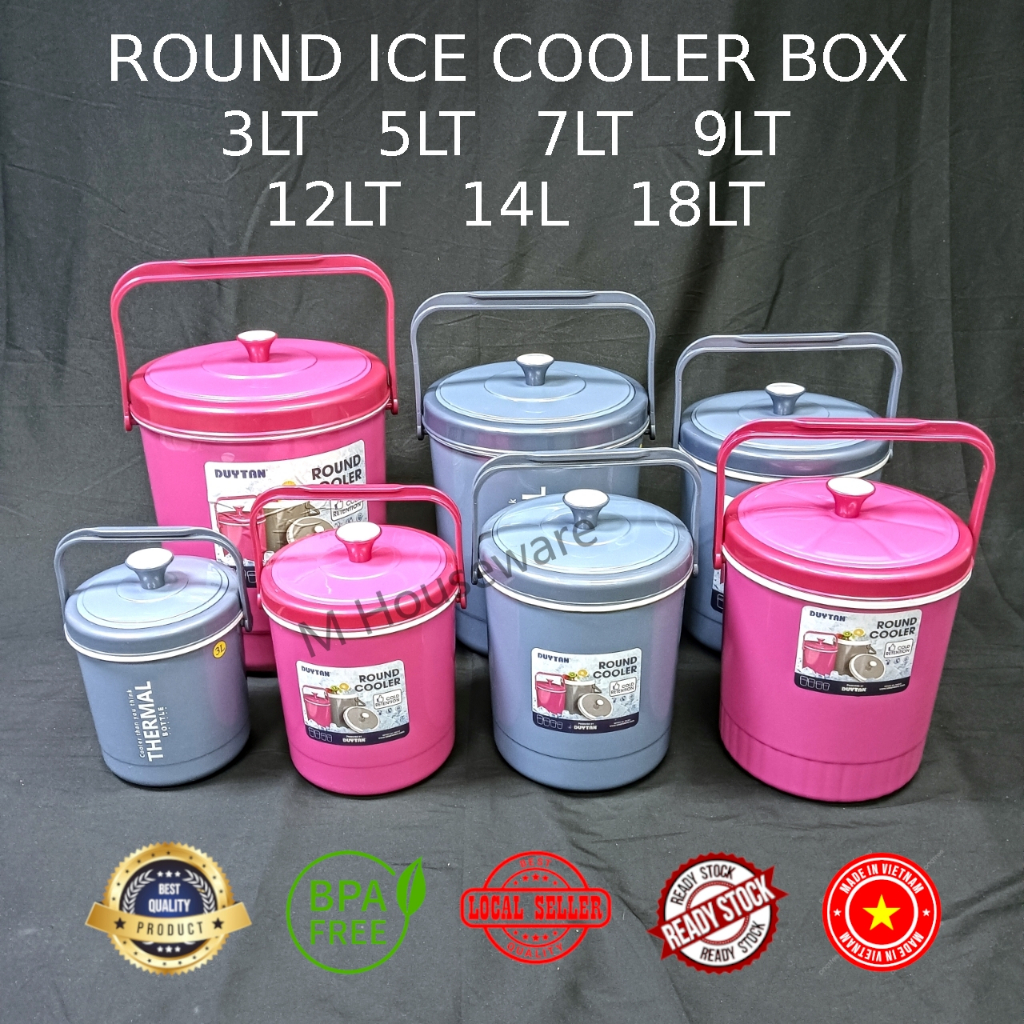 Matsu Round Cooler Box Rice Bucket 3LT ~ 18LT Ice Bucket Bekas Nasi ...