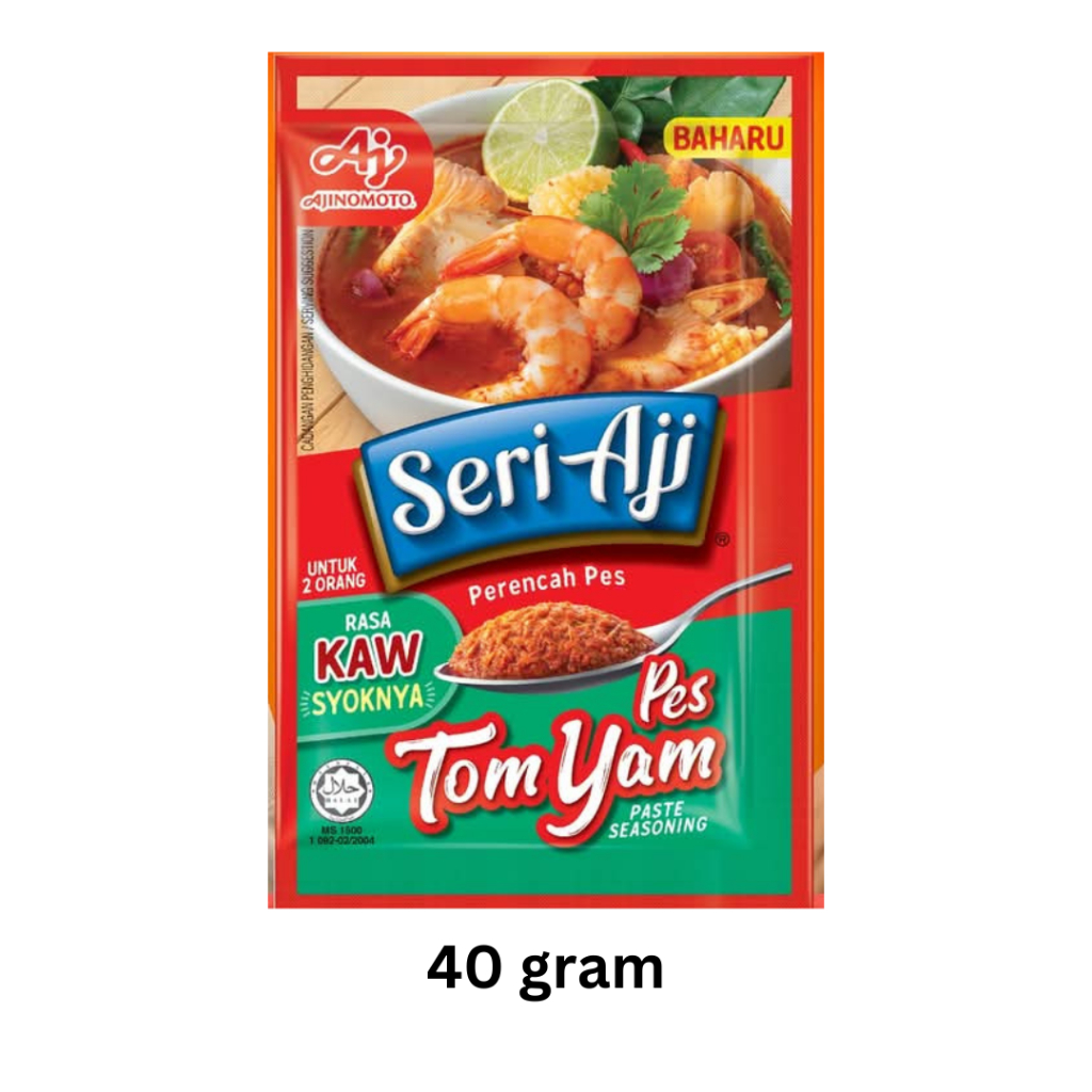 SERI-Aji Perencah Pes Tom Yam | Instant Tomyam Paste 40 gram | Shopee ...