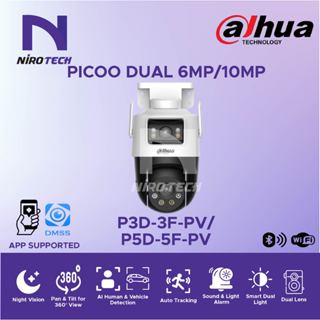 DAHUA Picoo Dual D1 4G 6MP/10MP Outdoor CCTV Camera (P3D-3F-PV/ P5D-5F-PV) | Shopee Malaysia