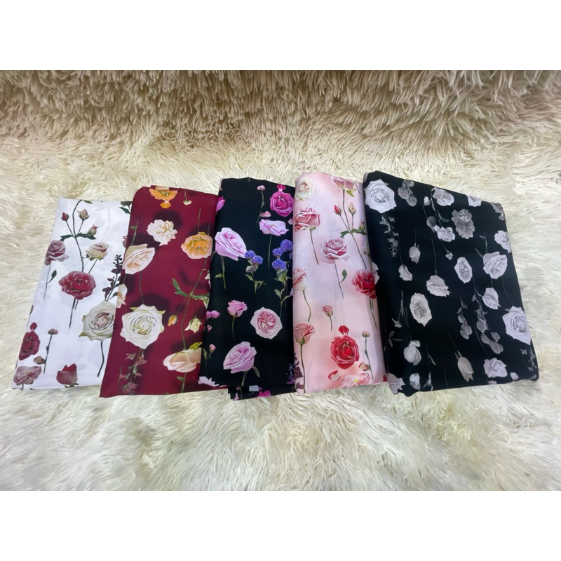 Kain Pasang 8D Mango Bidang 60, 3.5 meter Sejuk Premium Matte Satin ...