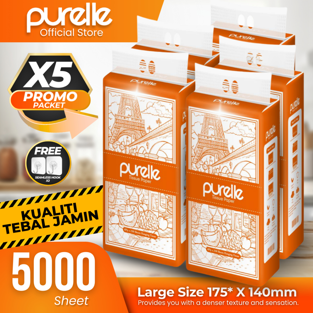 TEBAL JAMIN【Promo】Purelle Tisu Gantung Viral Hanging Facial Tissue ...