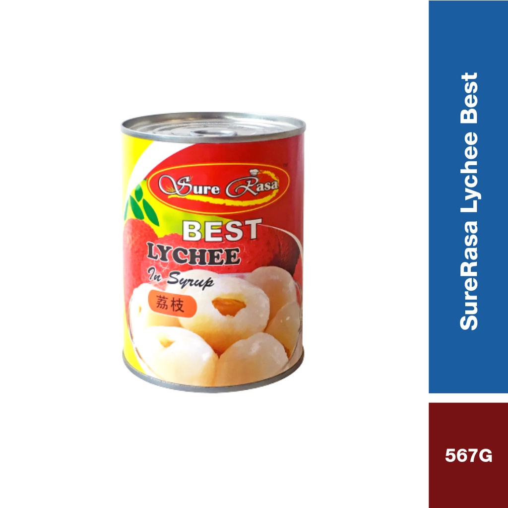 Sure Rasa Lychee BEST In Syrup (567g) | Shopee Malaysia