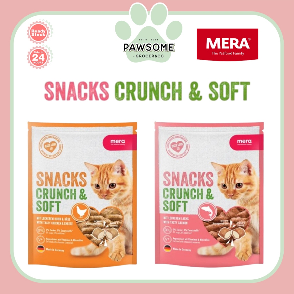 MERA Crunch & Soft Snacks For Cats 200G | Shopee Malaysia