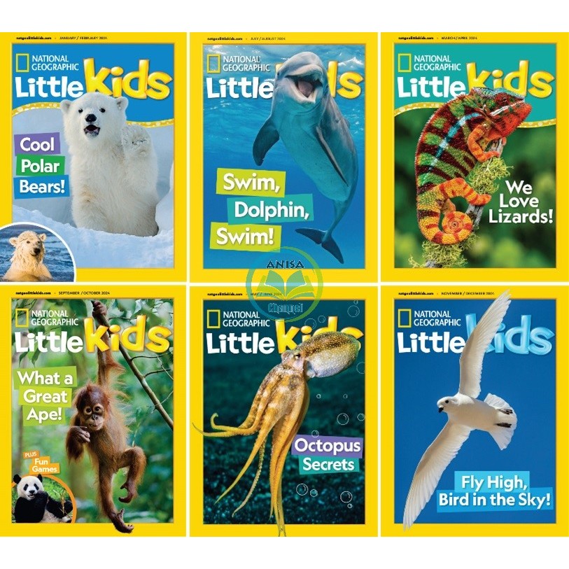 [eMagazine/PDF] National Geographic Little Kids USA - Full Year 2024 Issues Collection (6 Issues ...