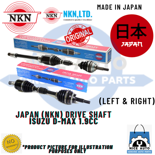 ISUZU D-MAX 1.9CC (LEFT& RIGHT ) DRIVE SHAFT -BRAND 100% ORIGINAL NKN ...