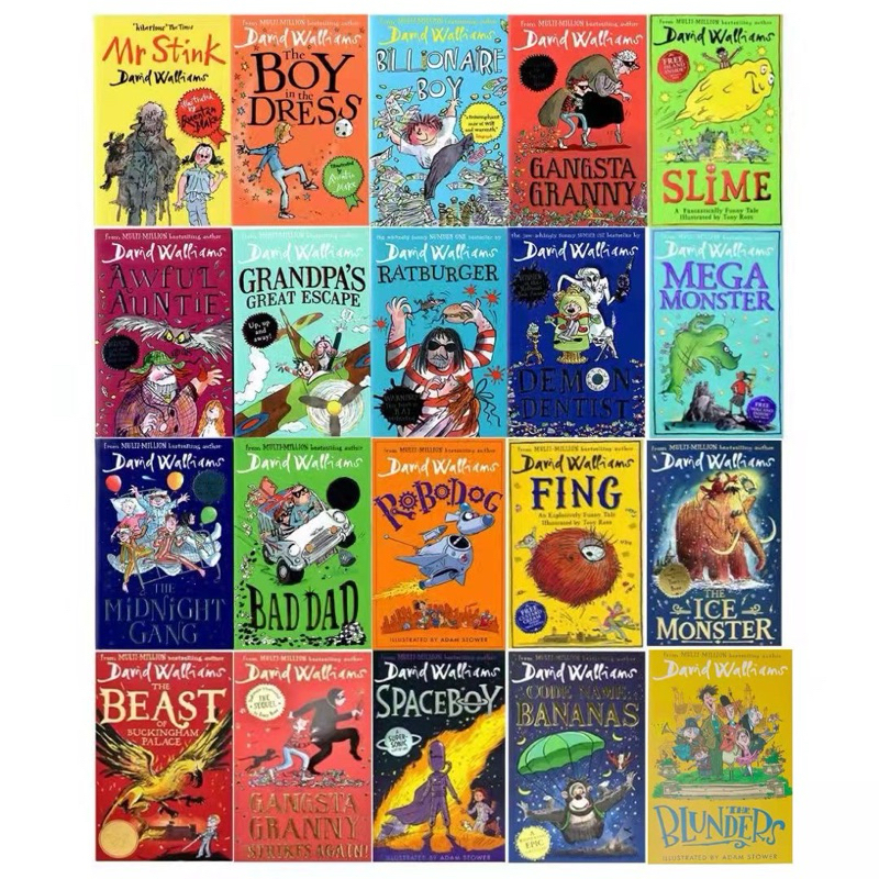 The World of David Walliams - 19 books | Shopee Malaysia