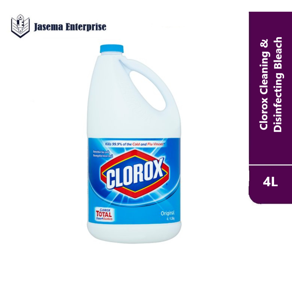 Clorox Cleaning & Disinfecting Bleach 4L | Shopee Malaysia