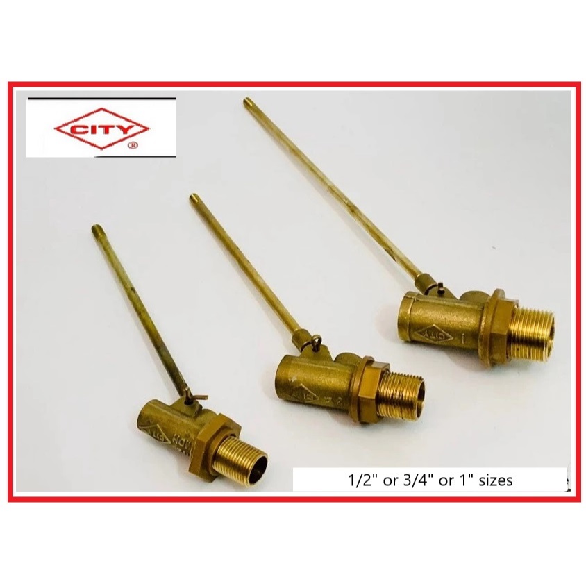 CITY Brass Float Valve size 1” Pelampung Tangki air | Shopee Malaysia