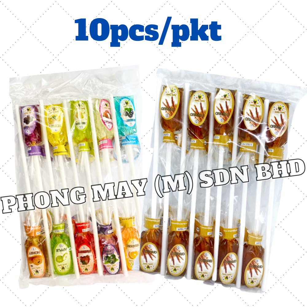 MALTOSE LOLLIPOP/MIXED FRUIT MALTOSE LOLLIPOP/ ORIGINAL MALTOSE LOLLIPOP / 传统口味麦芽糖／水果口味麦芽糖 [10 ...