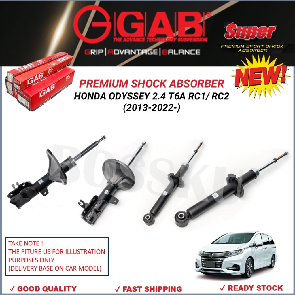ORIGINAL GAB SUPER FRONT ABSORBER - HONDA ODYSSEY 2.4 T6A (RC1/RC2) (2013-2022-) | Shopee Malaysia
