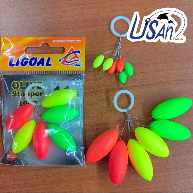 LIGOAL OLIVE FLOAT LINE STOPPER PANCING FISHING FLOAT PELAMPUNG PANCING ...